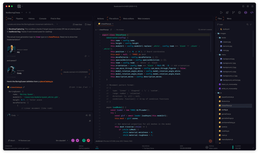 Quadcode AI — AI Platform for Coding, Design & Content Creation